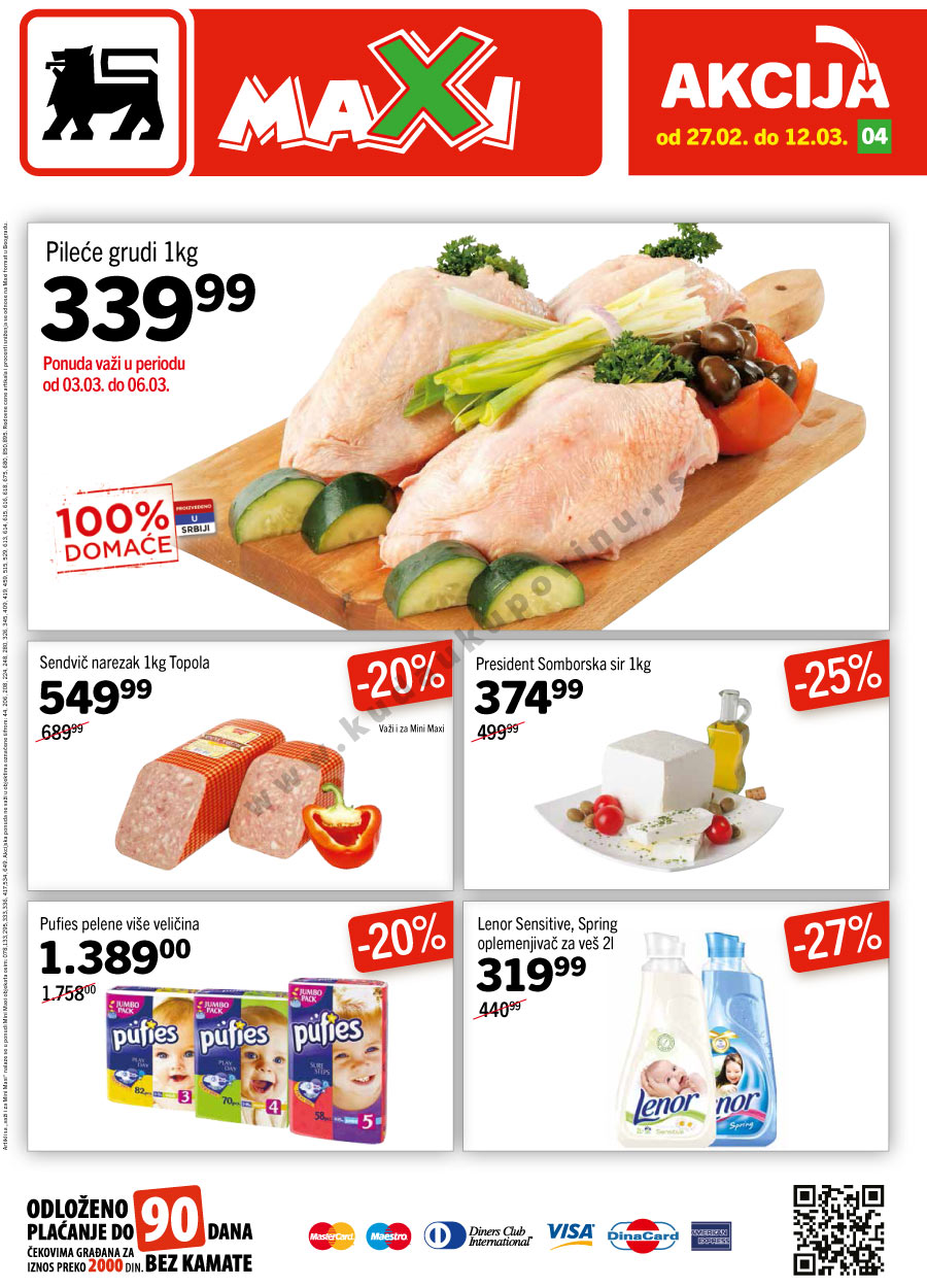 Maxi Katalog Akcija 27.02. - 12.03.2014. | Kuda u Kupovinu