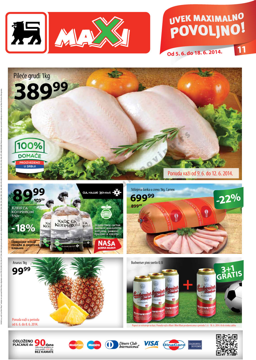 Maxi Katalog Akcija 05.06. - 18.06.2014. | Kuda u Kupovinu