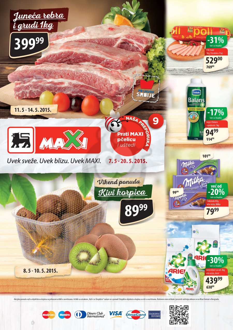 Maxi Katalog Akcija 07.05. - 20.05.2015. | Kuda u Kupovinu