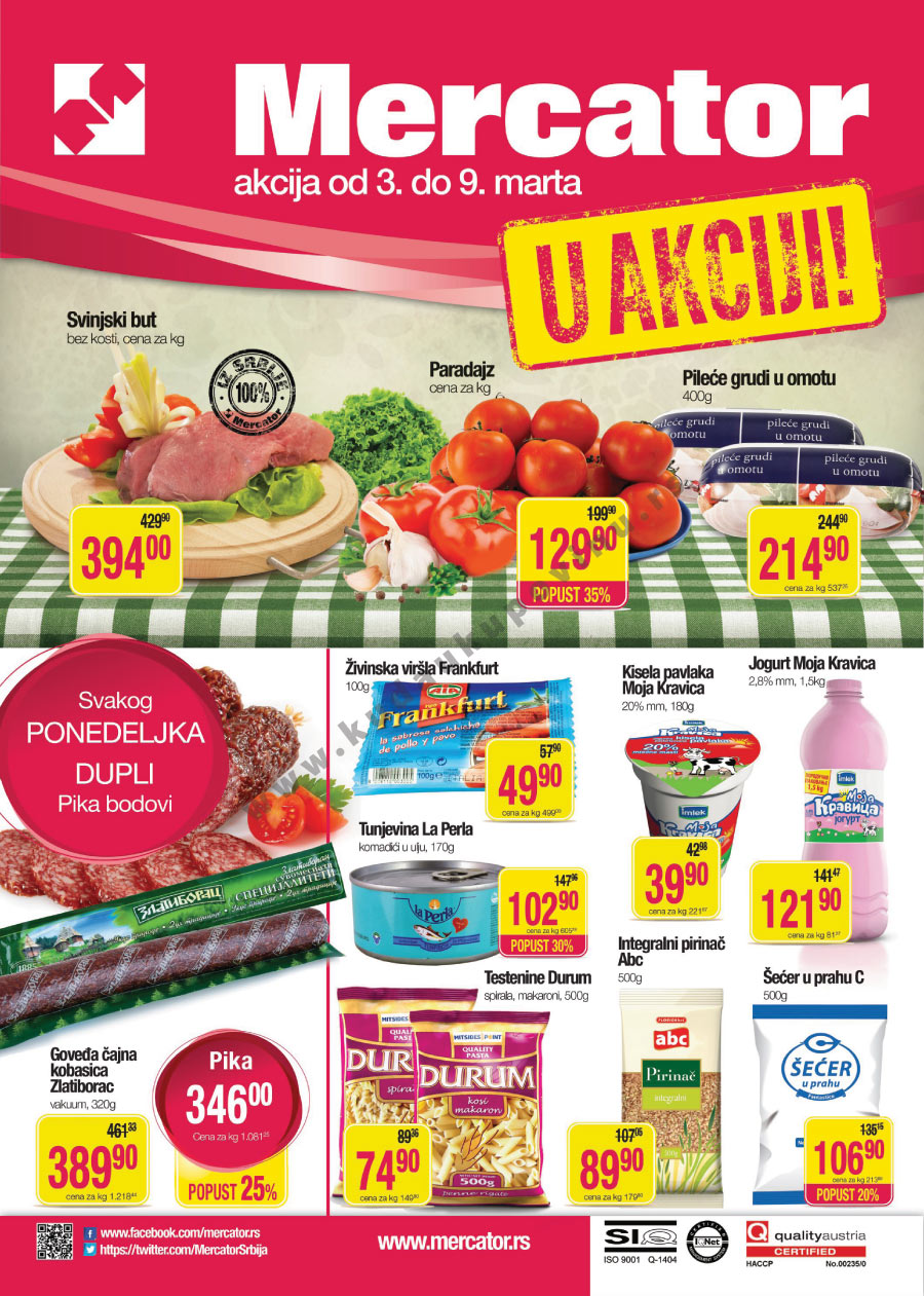 Mercator Katalog Akcija Nis 03.03. - 09.03.2014. | Kuda u Kupovinu