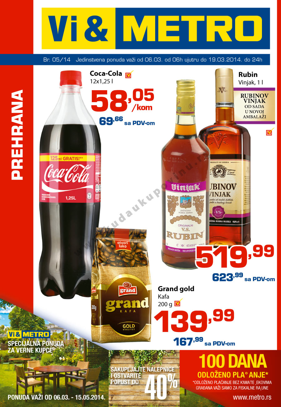 Metro Katalog Akcija Hrana 06.03. - 19.03.2014. | Kuda u Kupovinu