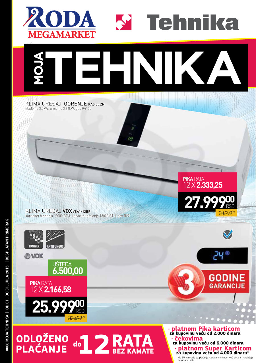 Mercator Katalog Akcija Tehnika Jul 2015. | Kuda u Kupovinu