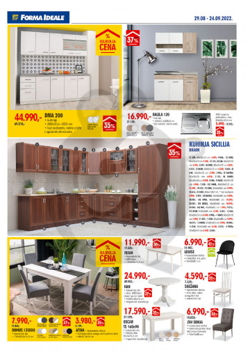 Forma Ideale Nameštaj Katalog Akcija Septembar 2022. | Kuda u Kupovinu