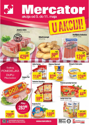 Mercator Katalog Akcija Nis 05.05. - 11.05.2014. | Kuda u Kupovinu